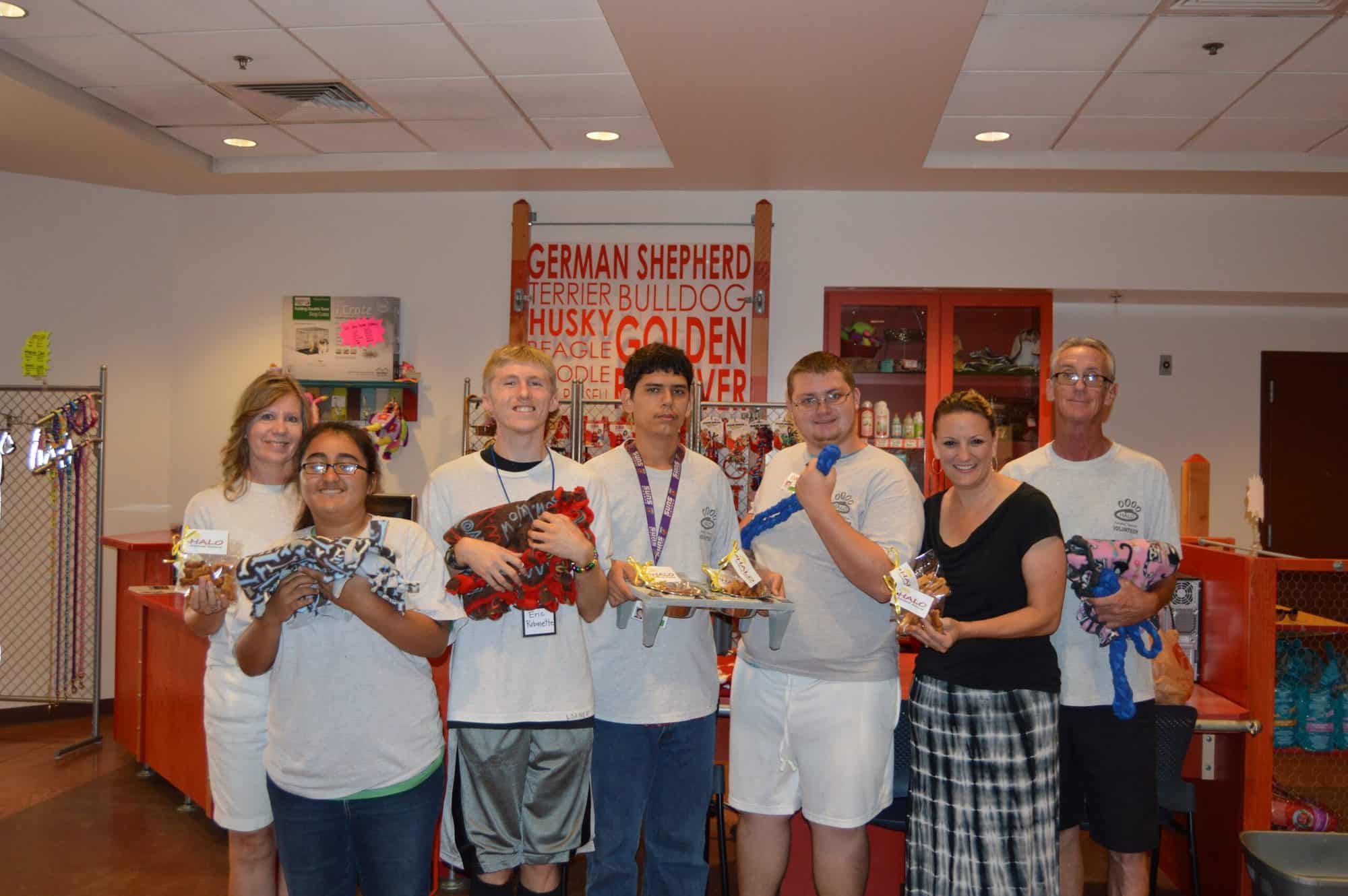 ACCEL Students Donate Time and Resources to HALO Animal Rescue - HMA PR