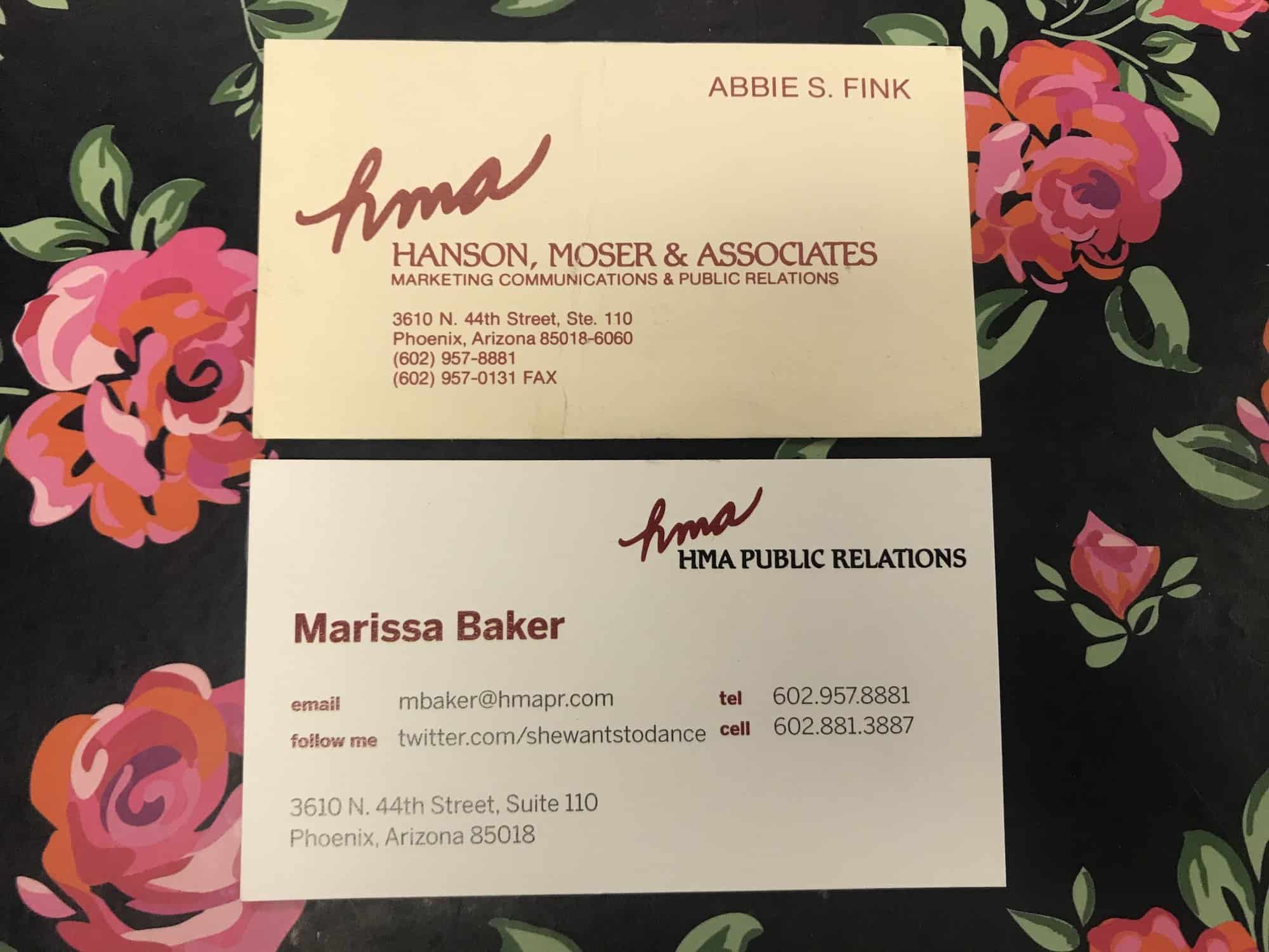 #FunFactFriday - HMA Business Cards | HMA Public Relations